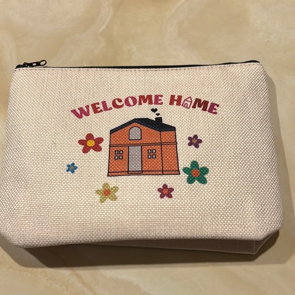 Urban Outfitters | Bags | Nwot Welcome Home Canvas Pouch | Poshmark